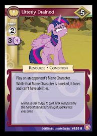My Little Pony Utterly Drained Absolute Discord CCG Card | MLP Merch