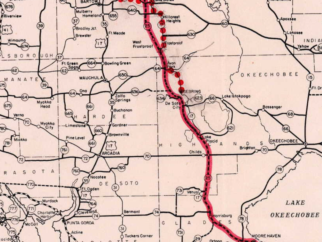 US Route 27 in southern Florida