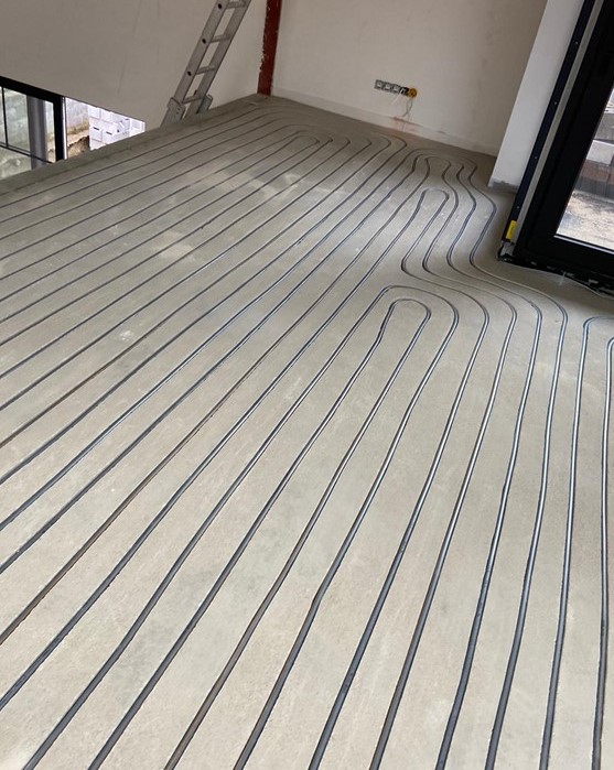 Vloerverwarming - frezen in chape | Clima Concept