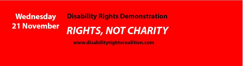 National Disability Rights Demonstration - Sunbeam House Services