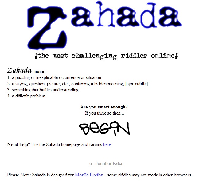 List of Riddle Games... (SUPER LENGKAP) Part 1 ~ Blue Light