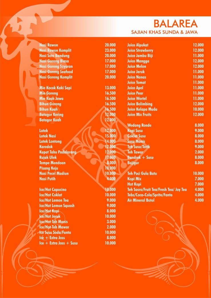 CLiD Production: The MENU Bale Pare Kota Baru Parahyangan