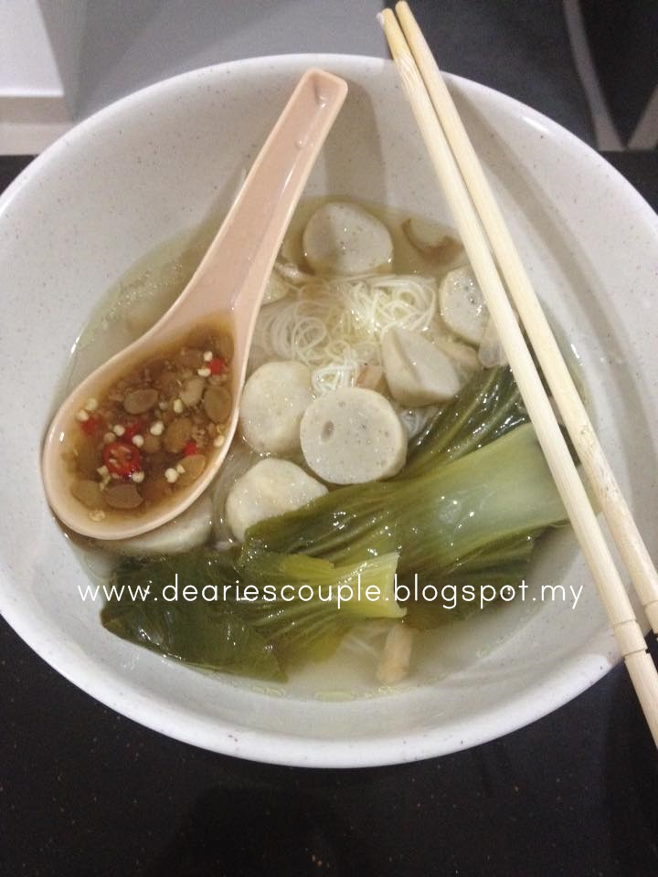 RESEPI: SUP MEE SUA DENGAN KUAH CILI TAUCU - MRSLIEZ.COM