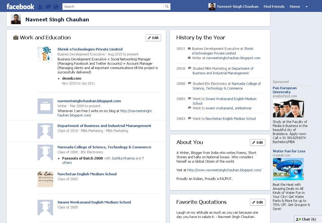 Tic Tech Tips: Introducing Facebook Timeline - The most awaited FB ...