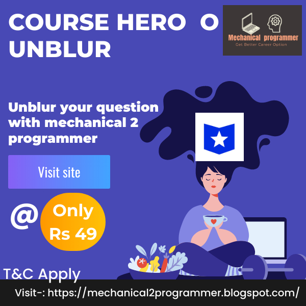 Course Heroo Unblur Mechanical 2 Programmer course-heroo-unblur-mechanical-2-programmer