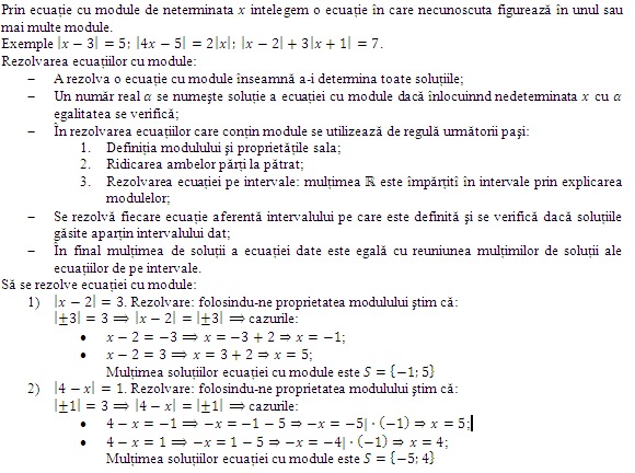 Matematica pentru toţi: Ecuaţii de gradul I cu o necunoscută cu modul ...