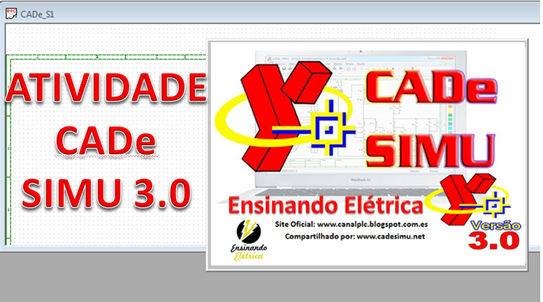 Atividades no CADe SIMU para baixar e executar - Ensinando Elétrica | Dicas e Ensinamentos