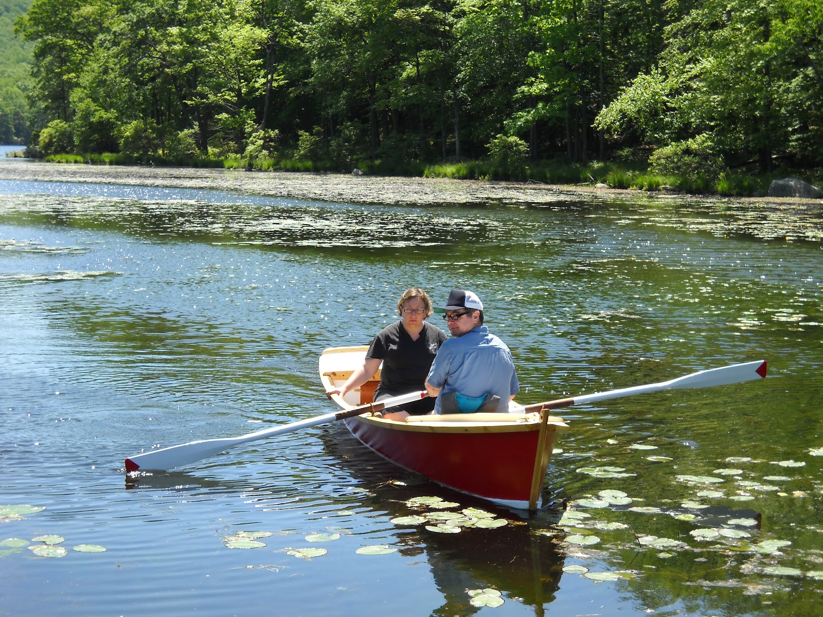 A Skiff Wind: Whisp, she is Launched!