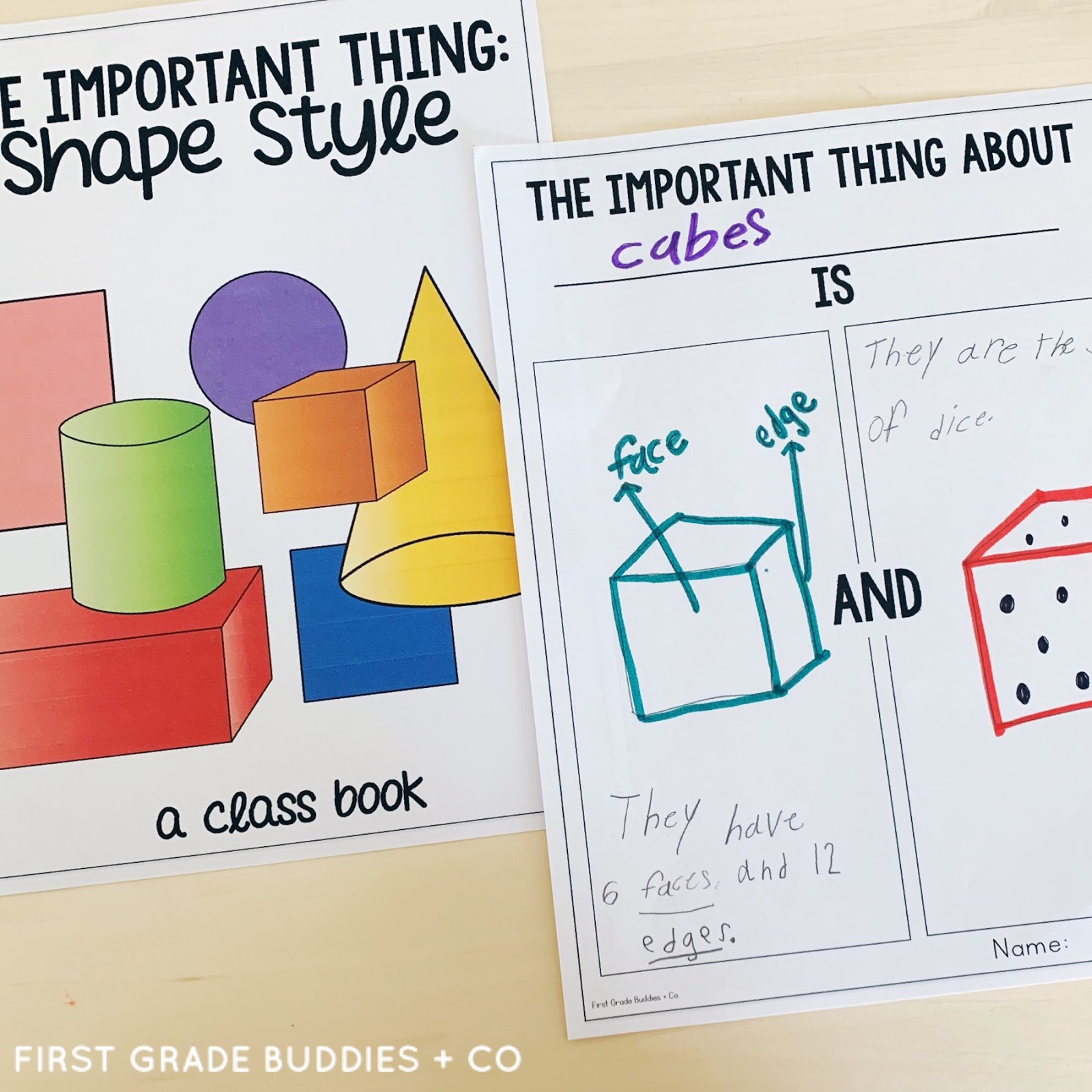 shapes {ideas + activities} | First Grade Buddies