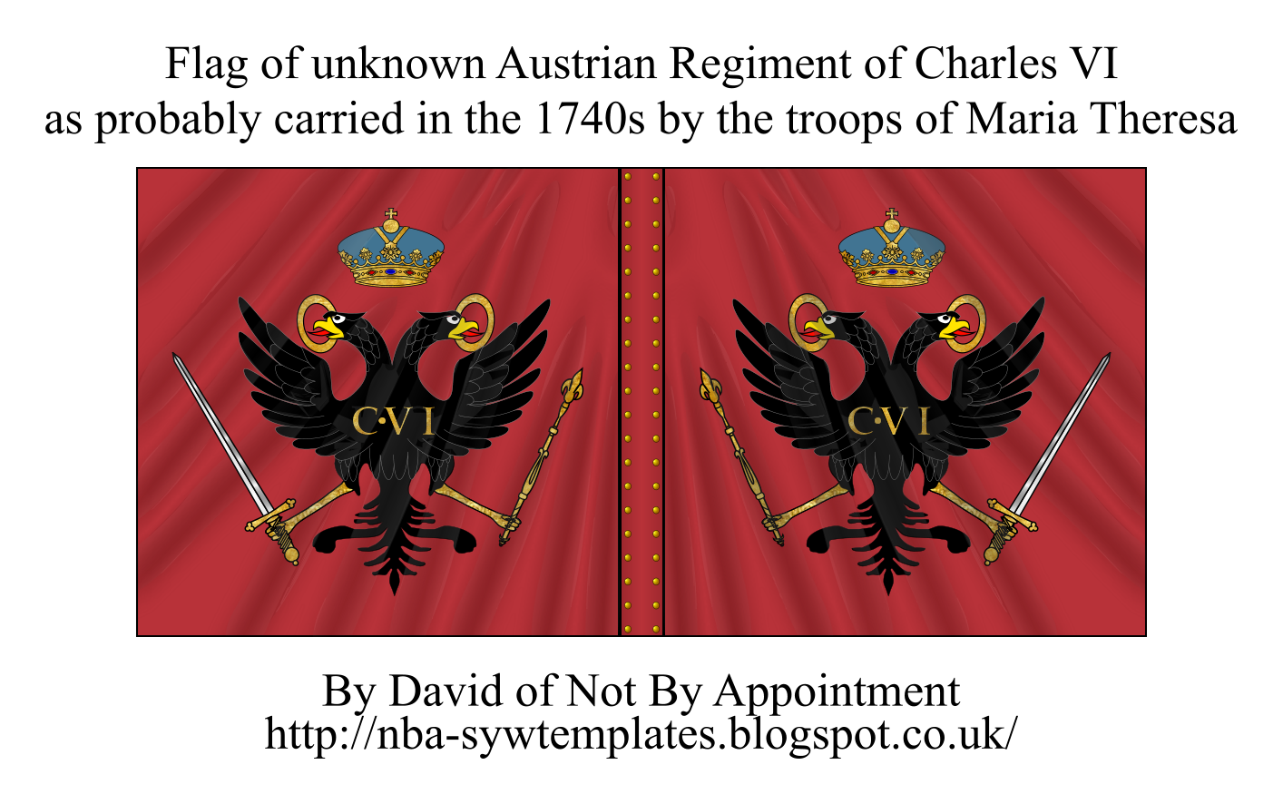 Not By Appointment: Flag of yet another unknown Austrian regiment of ...