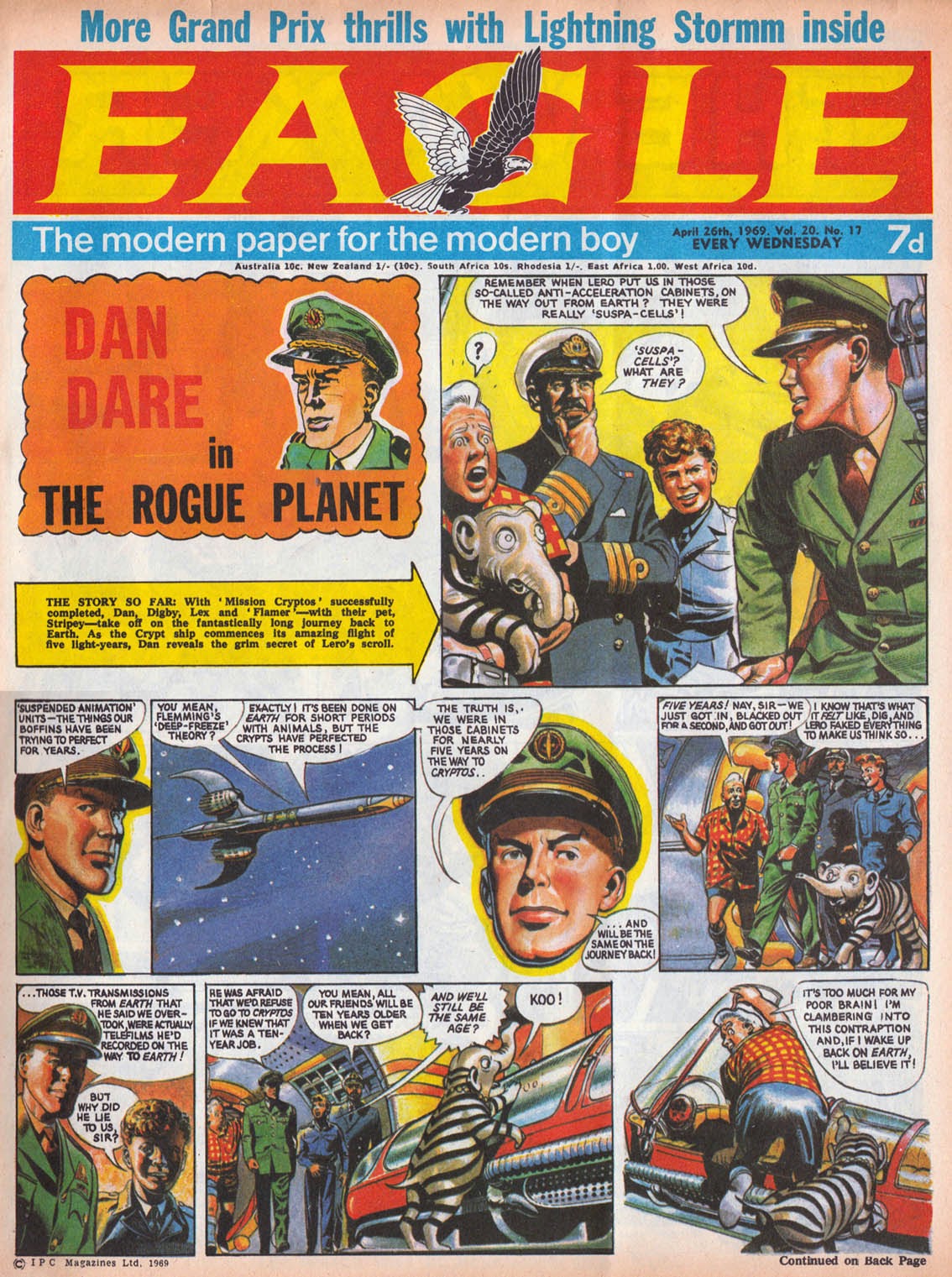 Comics Collectibles Collectibles & Art EAGLE Comic UK Paper Comic Date ...