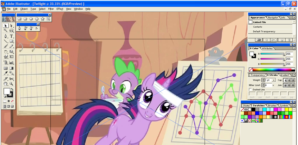 Equestria Daily - MLP Stuff!: Tutorial: Vector Art Creation