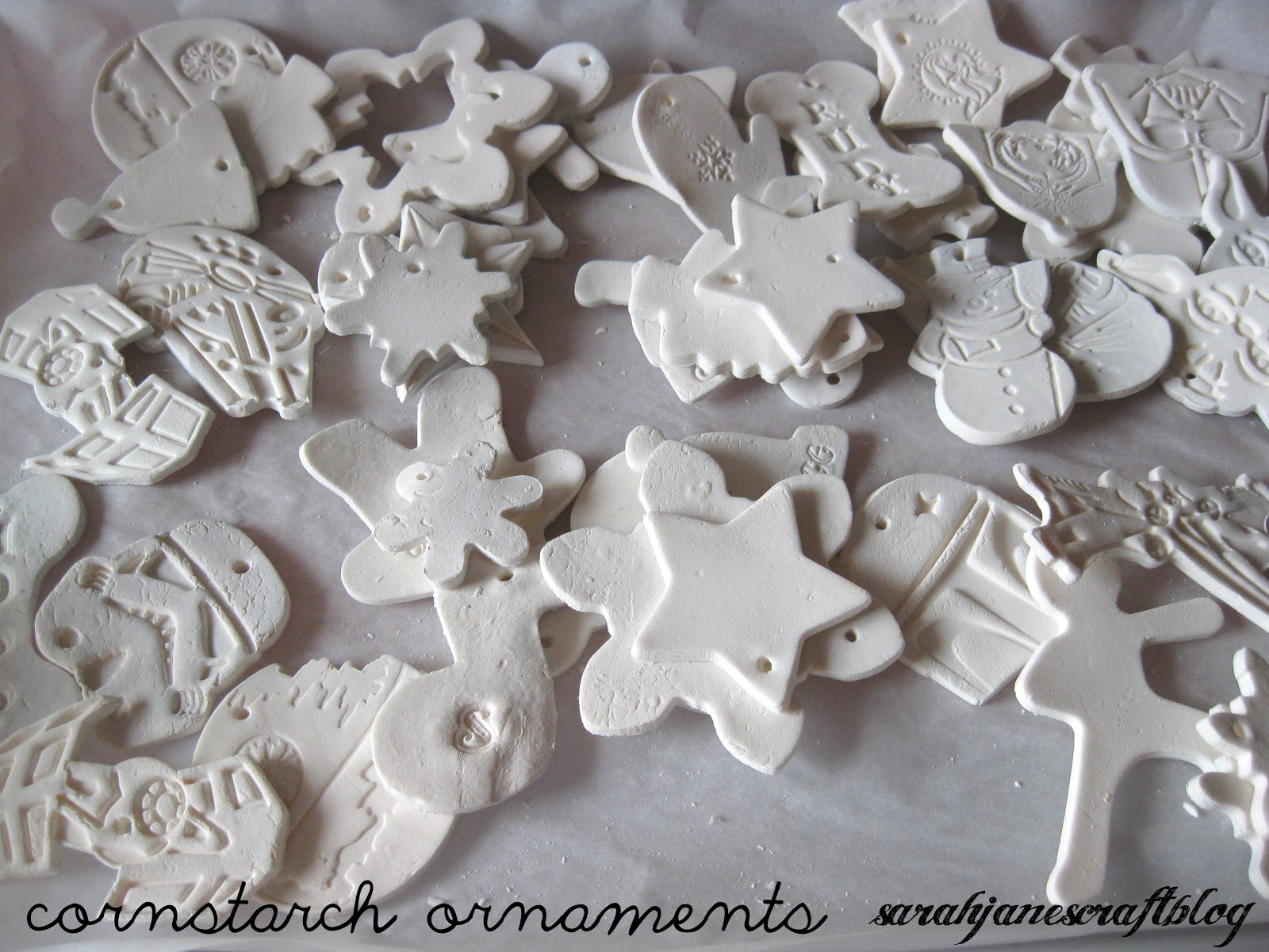 Cornstarch Dough Ornaments