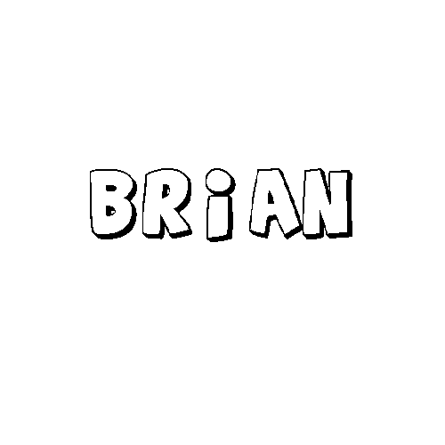 Nombre Brian para colorear - COLOREA TUS DIBUJOS