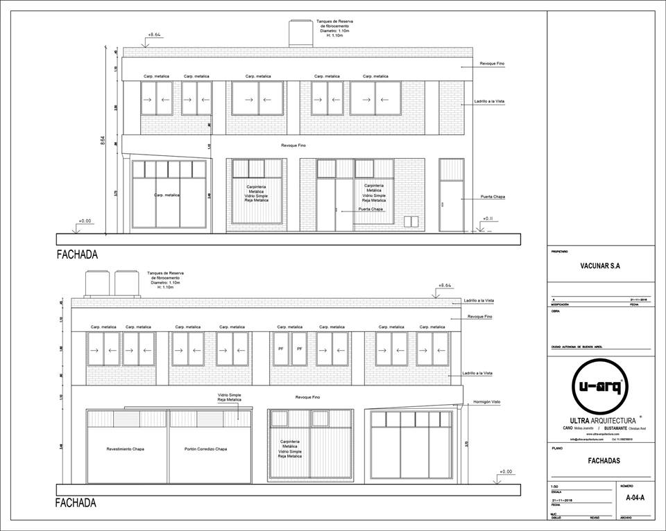 Ultra Arquitectura: Relevamiento de arquitectura y estructura existente.