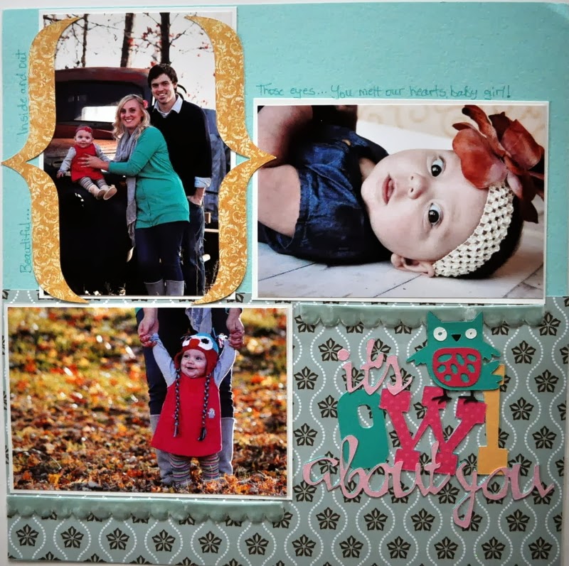 Random Memories: Two page layout - "Owl About You"