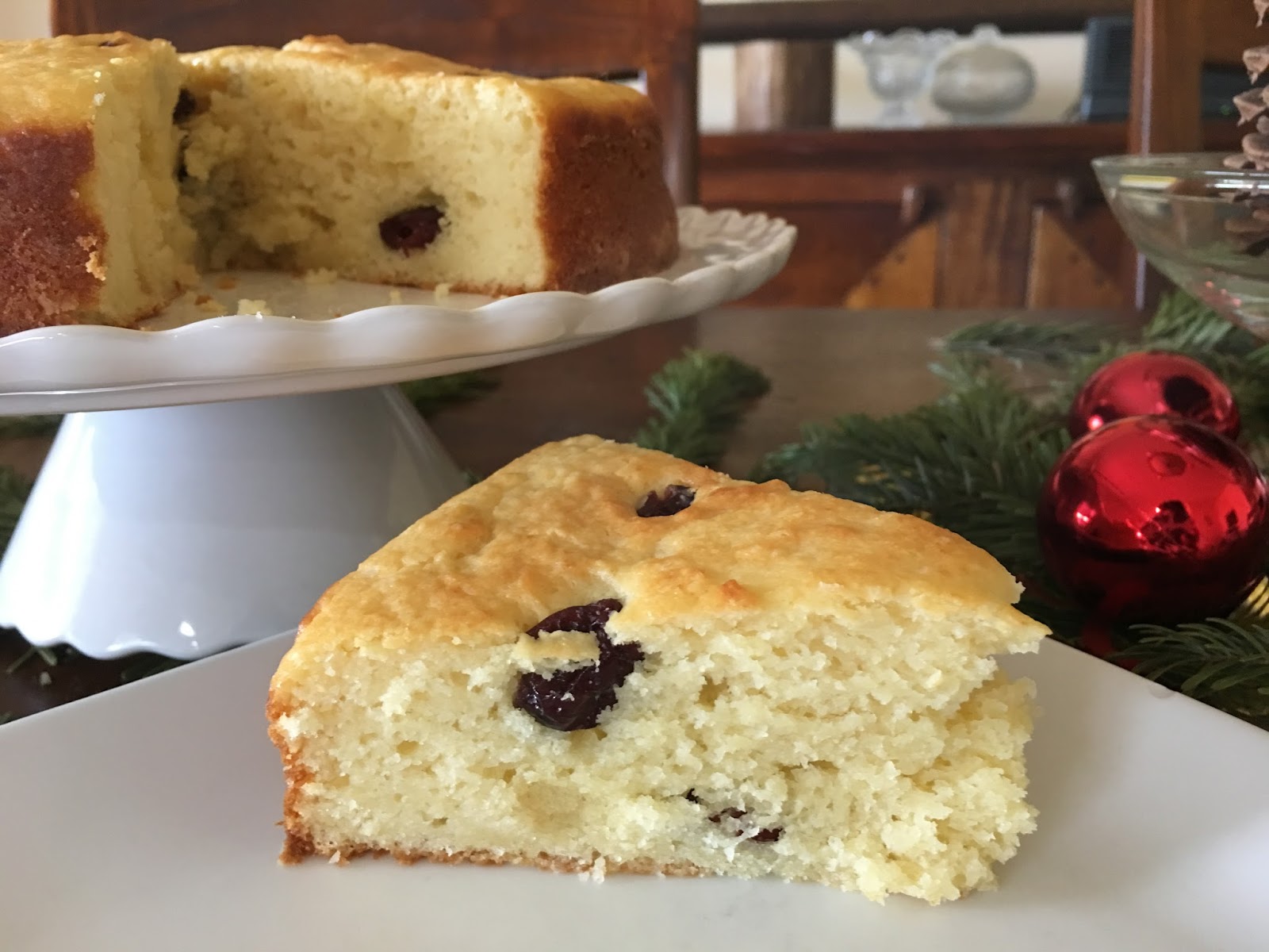 Cranberry Ricotta Breakfast Cake - mysavoryspoon