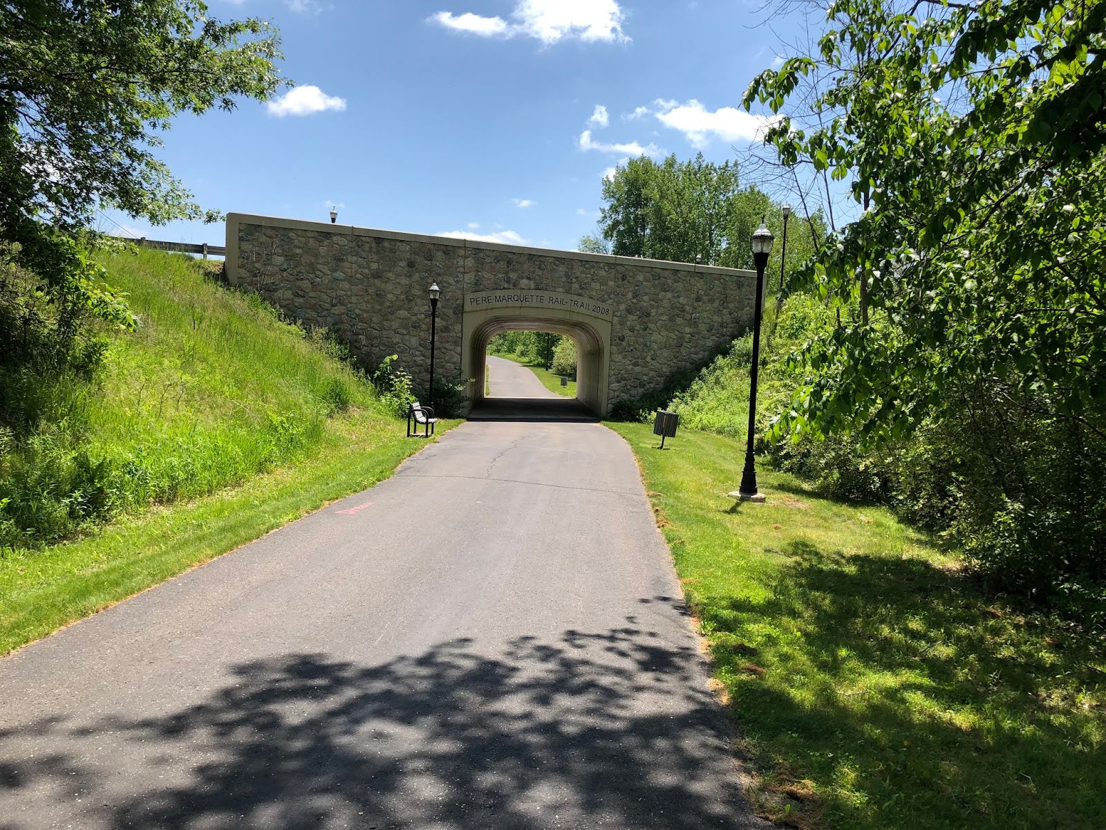 On The Road Full Time Rving: Pere Marquette Rail Trail Midland MI