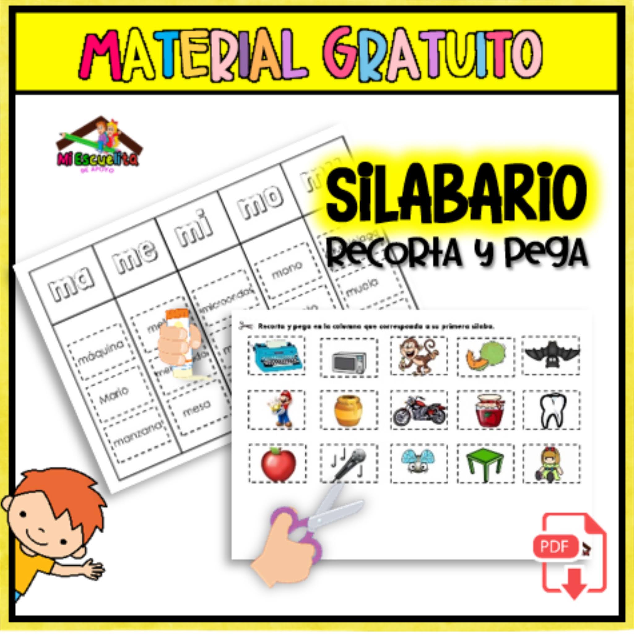 Silabario para recortar pdf