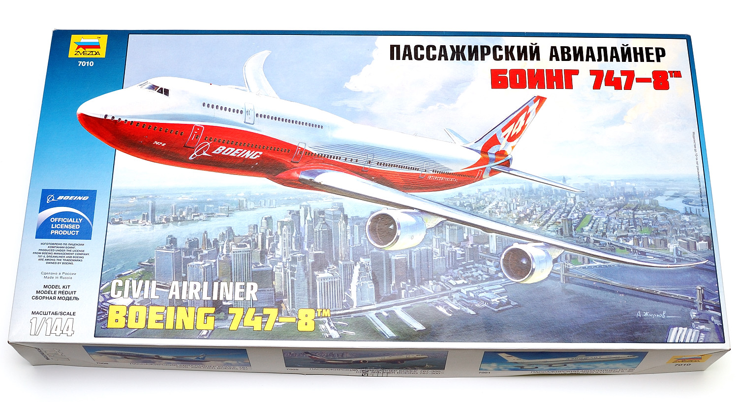 Scaled Stuff: Boeing 747-8 Zvezda 1/144