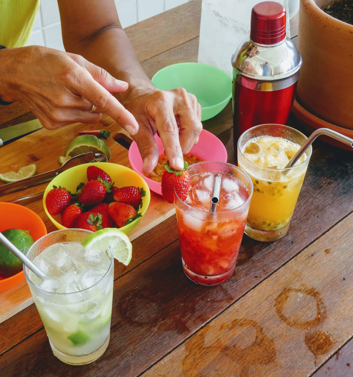 Virtual tropical summer refreshers party