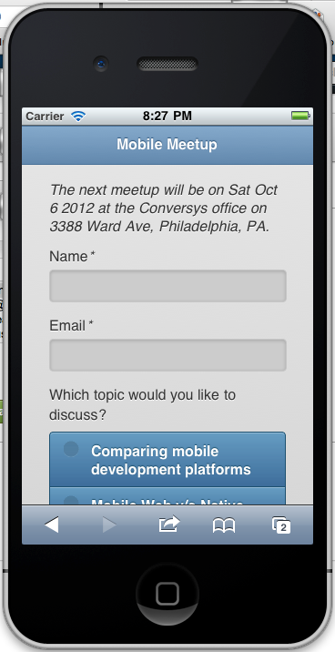 Sid's Personal Blog: Create a data capture mobile web app on the cloud ...