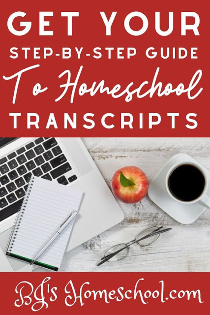 BJ's Homeschool : Homeschool High School Transcripts FREEBIE - A Step ...