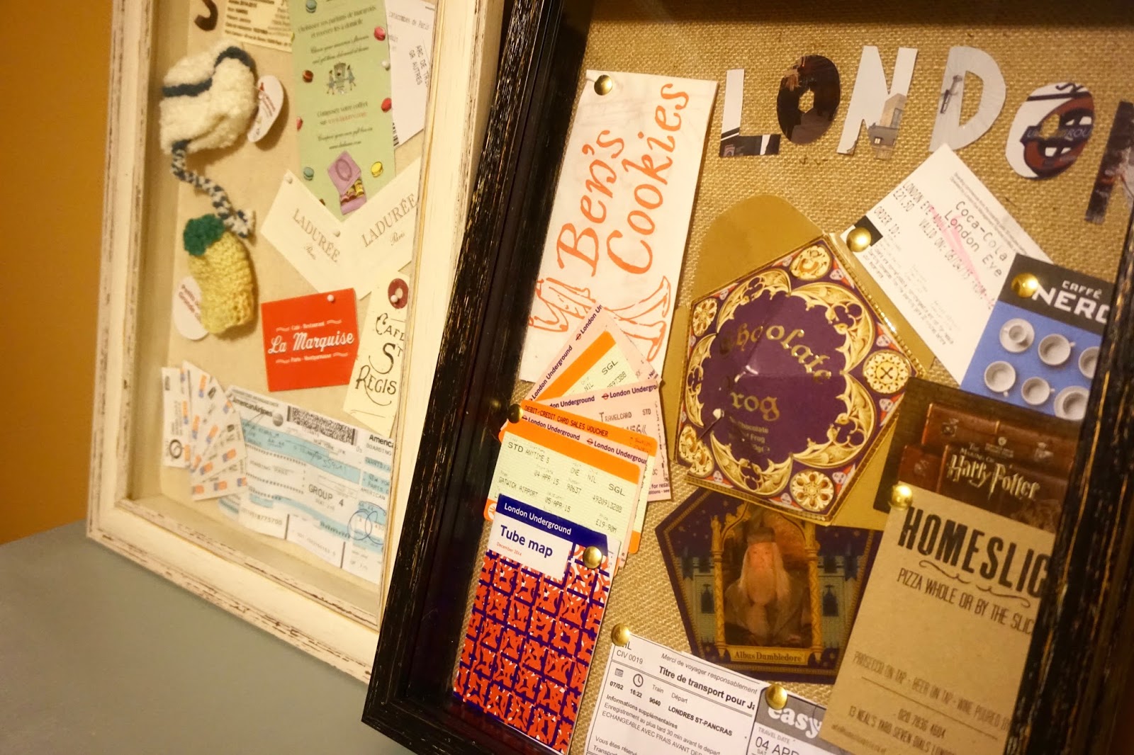 Fish out of Closet: What to do with Memorabilia: DIY Shadow Box