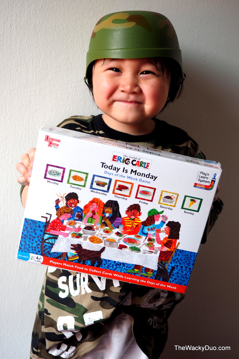 The Groovy Giraffe Gift Idea: Eric Carle 'Today is Monday' Game ...