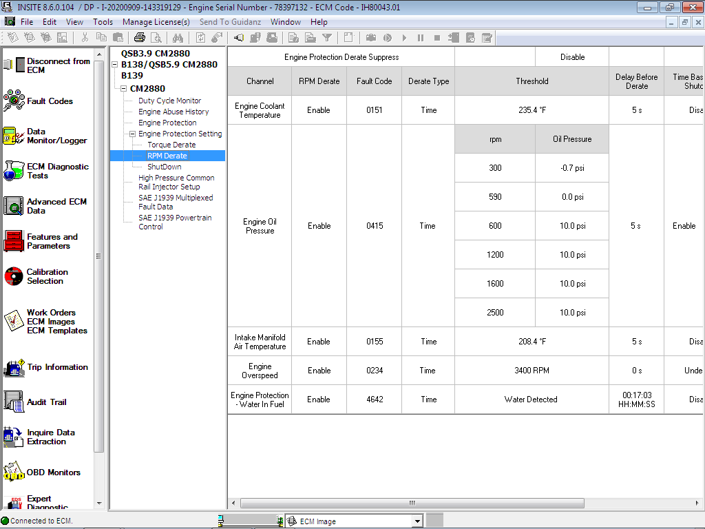 Advanced ECM Data on Cummins INSITE Software (CUMMINS Engines) - Blog ...