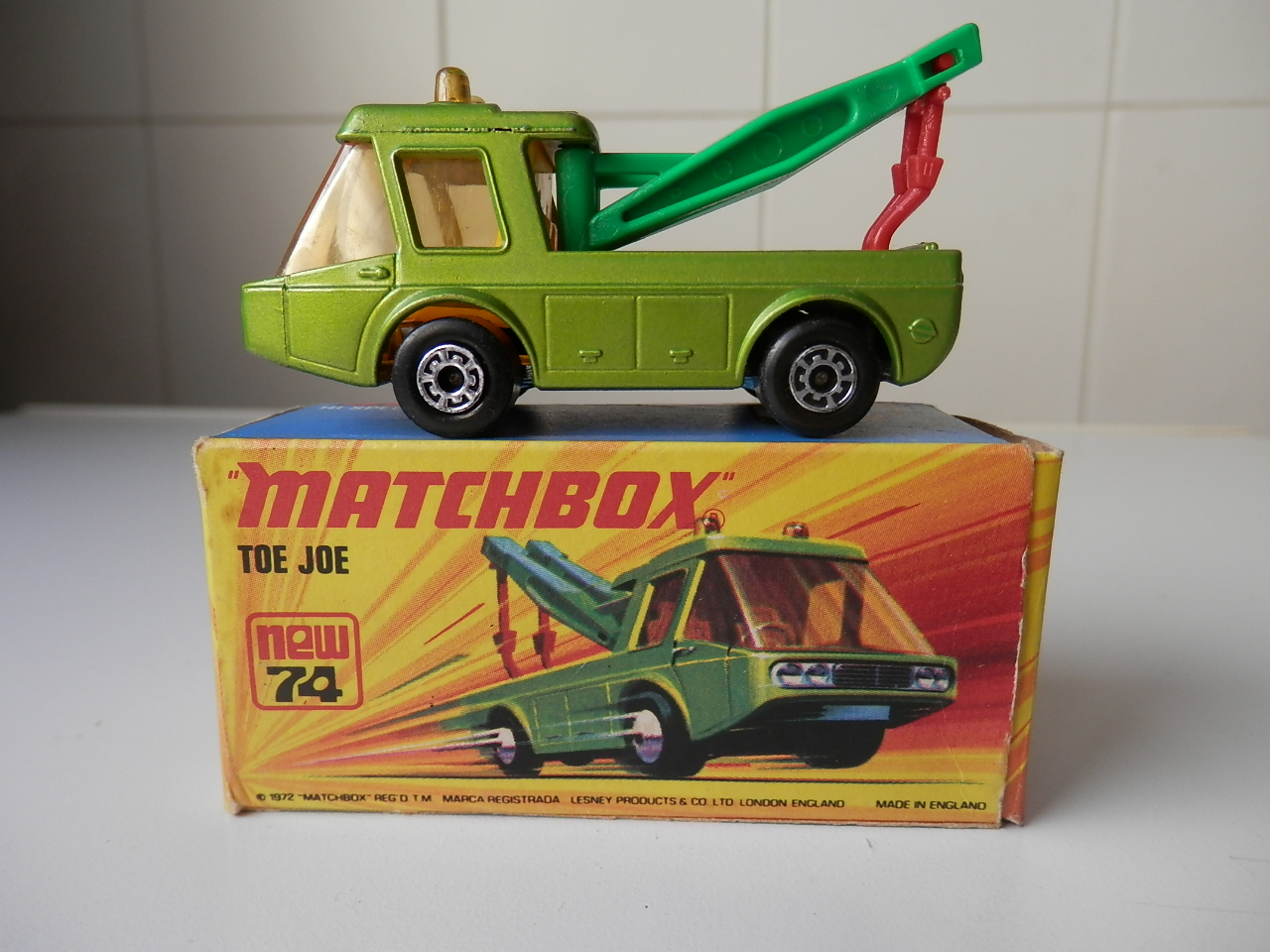 EDUARDO ASCANIO MIS MATCHBOX: Nº. 74-B TOE JOE WRECK TRUCK