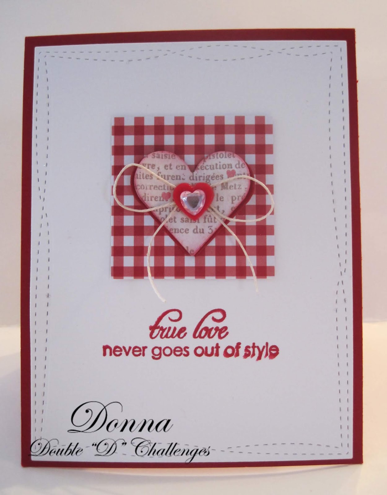 Crafting By The Beach: Double D, Hearts