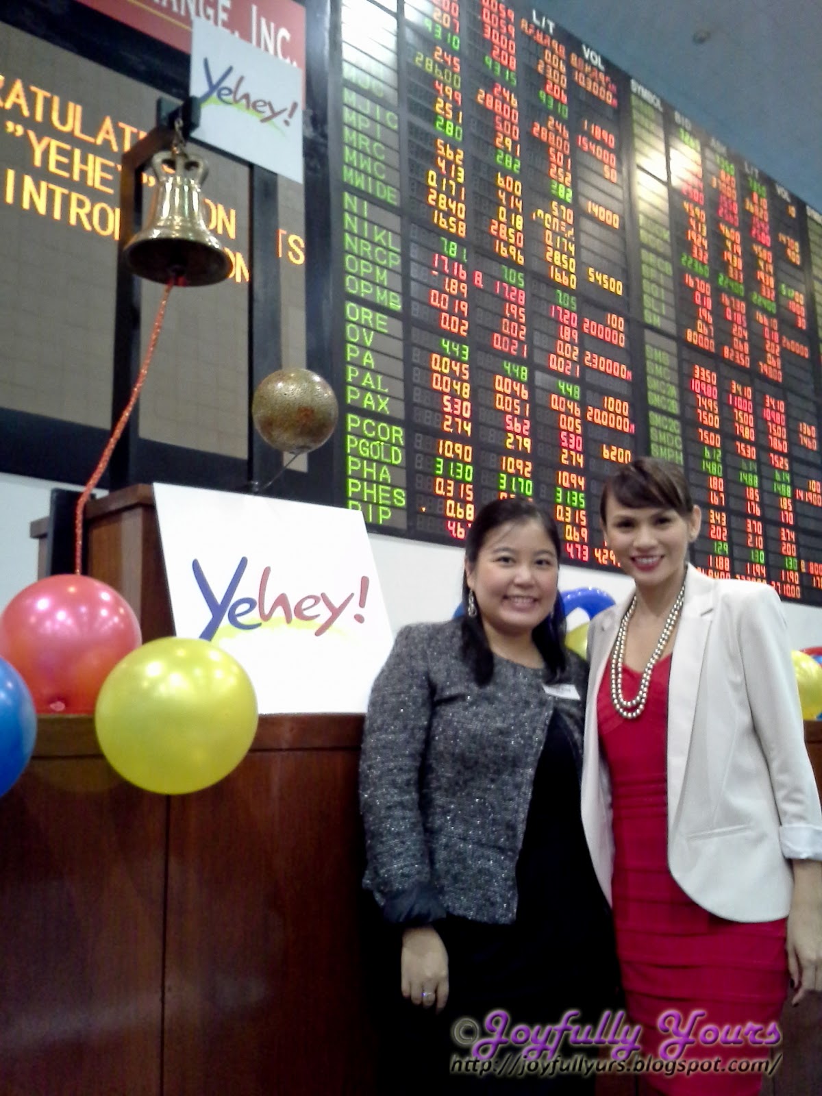 A New Chapter in Philippine History: Yehey! Goes Public - Joyfully Yours