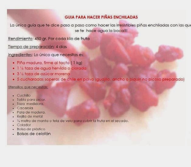 INGENIANDO: COMO HACER FRUTA ENCHILADA, RECETA PASO A PASO