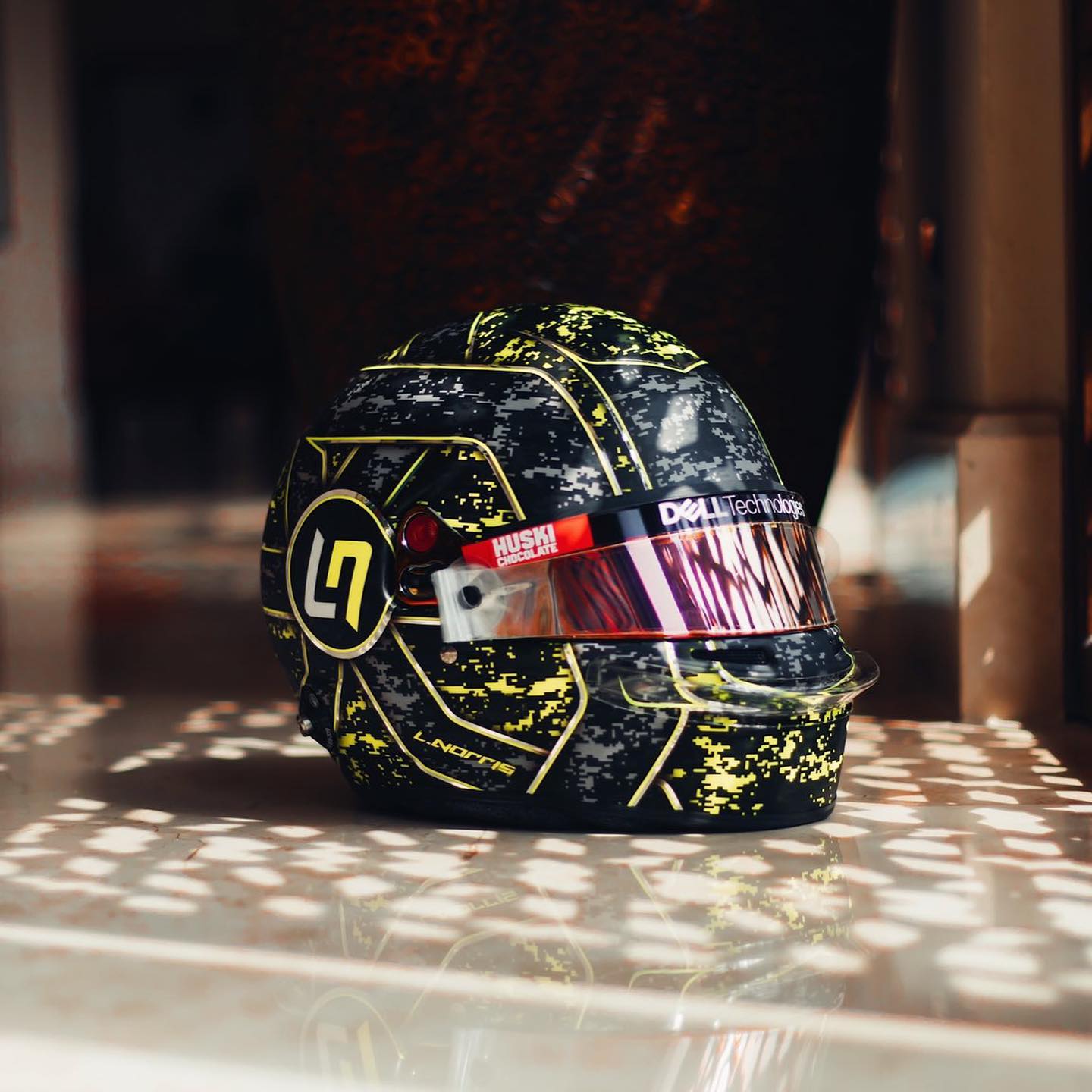 Racing Helmets Garage: Bell HP77 L.Norris Test Bahrain 2021 by MDM ...