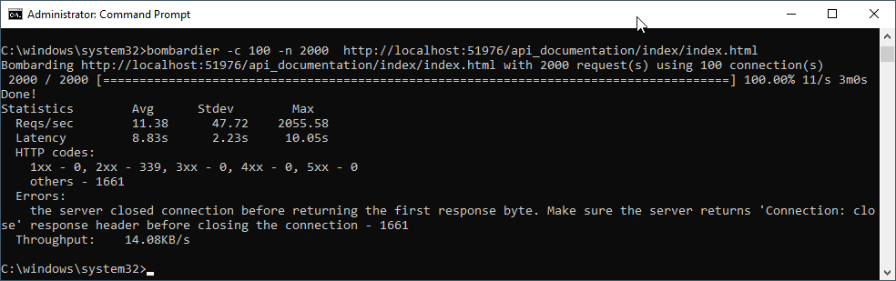 Asp.net Core Performance testing using Bombardier - AspTricks.net Asp.net Core Performance testing using Bombardier - AspTricks.net