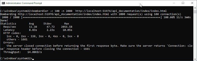 Asp.net Core Performance testing using Bombardier - AspTricks.net Asp.net Core Performance testing using Bombardier - AspTricks.net