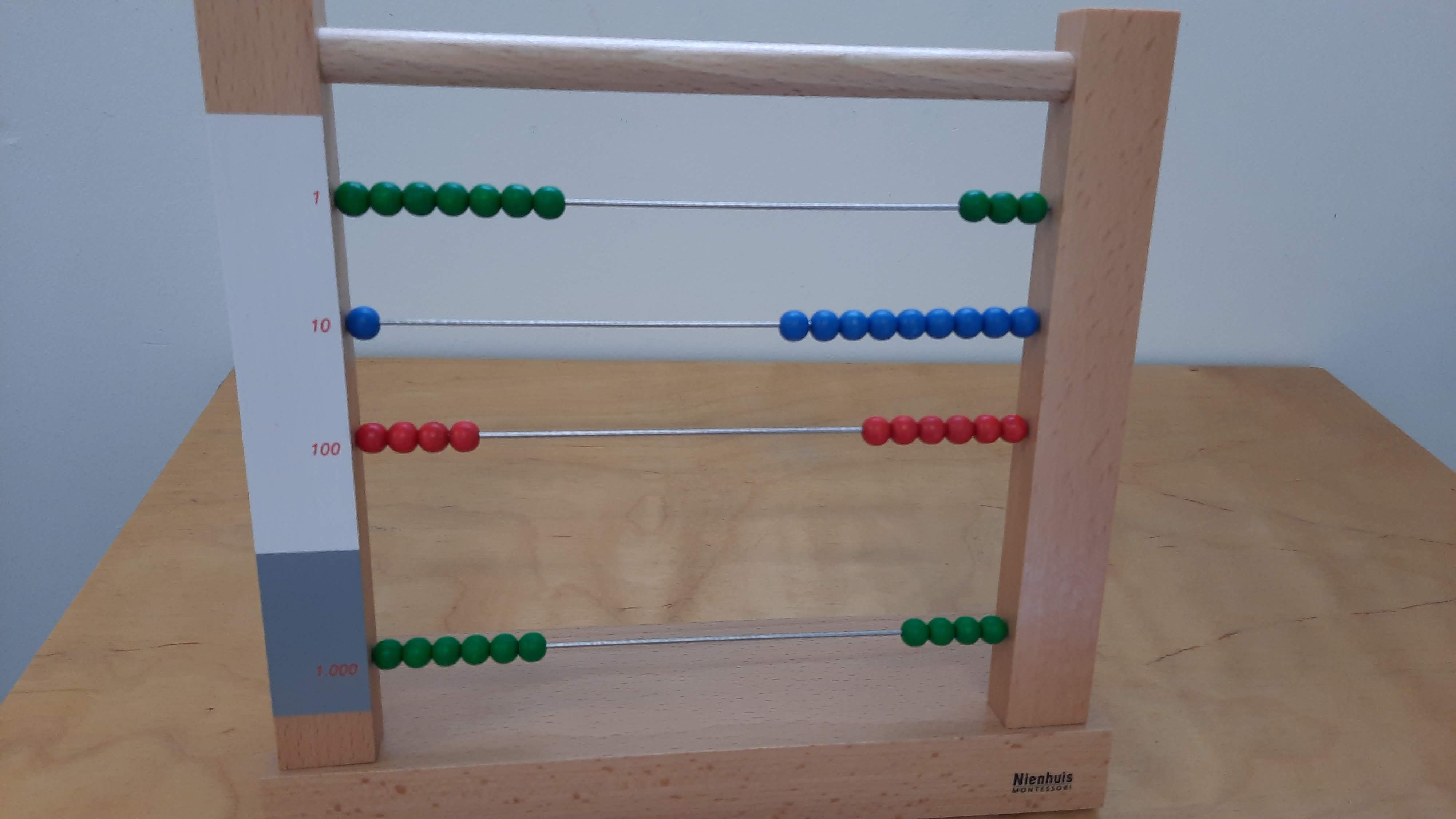 montessori magic: Math Materials ~ The Small Bead Frame ~ Operations ...