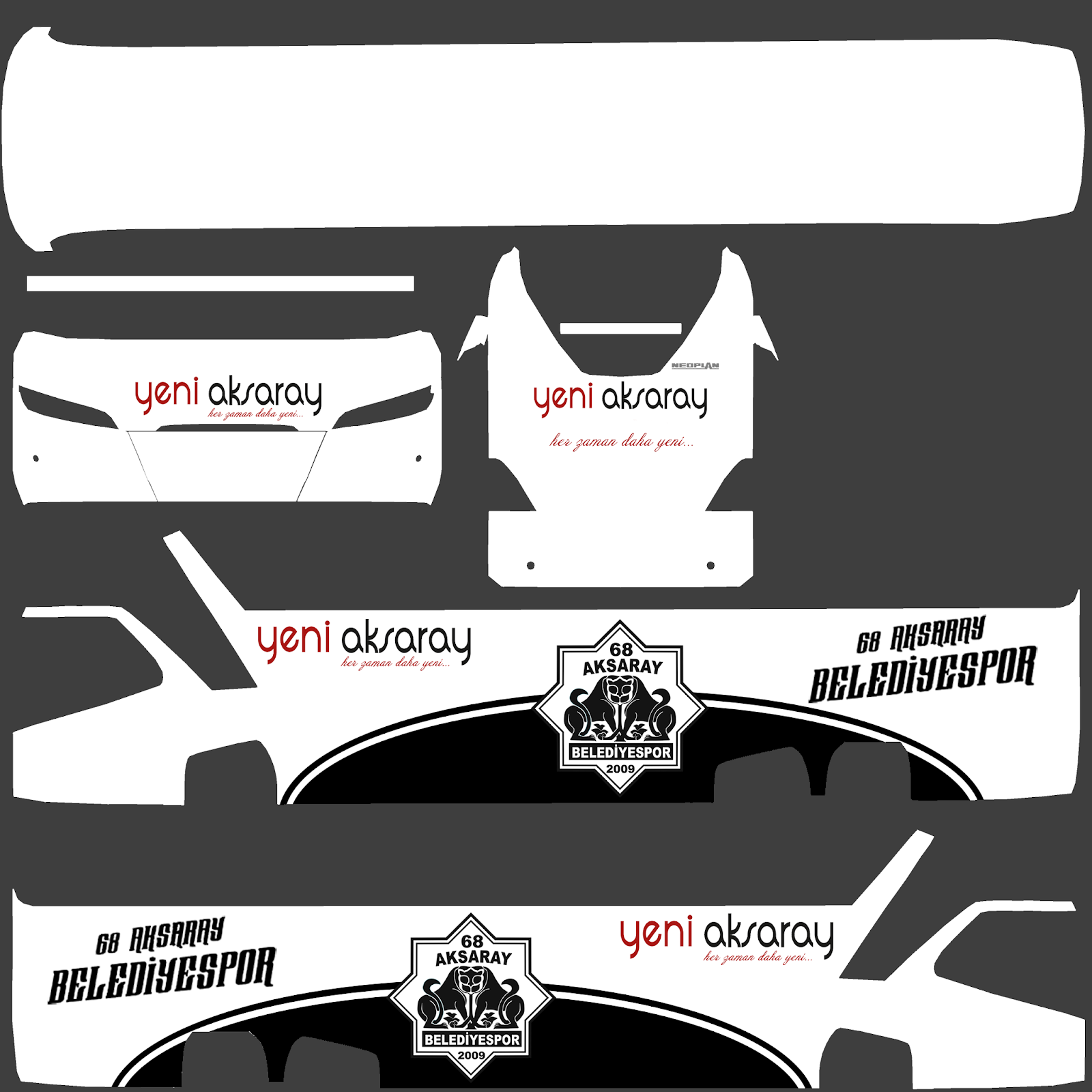 Aksaray Belediyespor Neoplan Starline Bus Simulator : Ultimate / Skin DLC