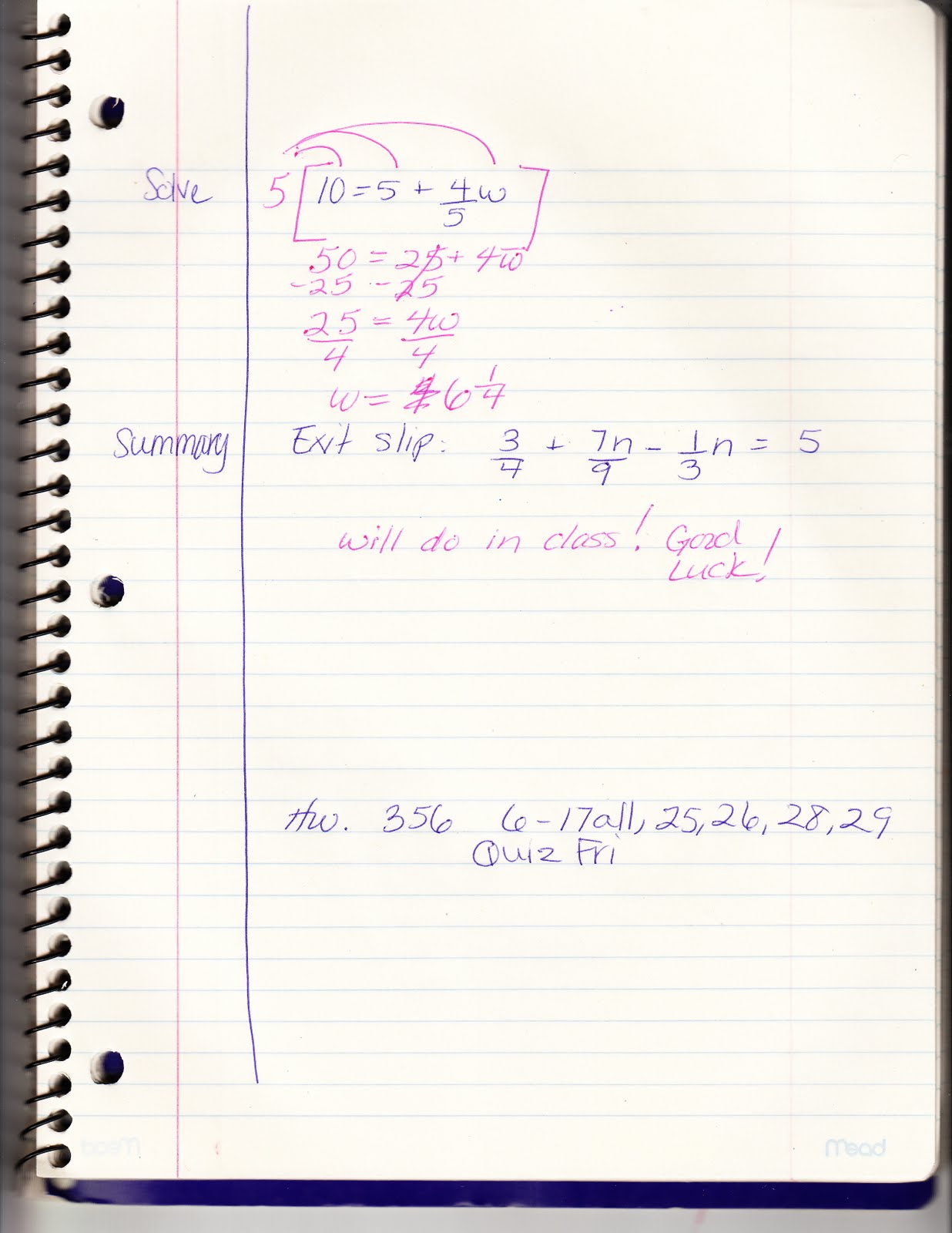 Ms Jean s Classroom Blog 7 3 Solving Multi step Equations W fractions ms-jean-s-classroom-blog-7-3-solving-multi-step-equations-w-fractions