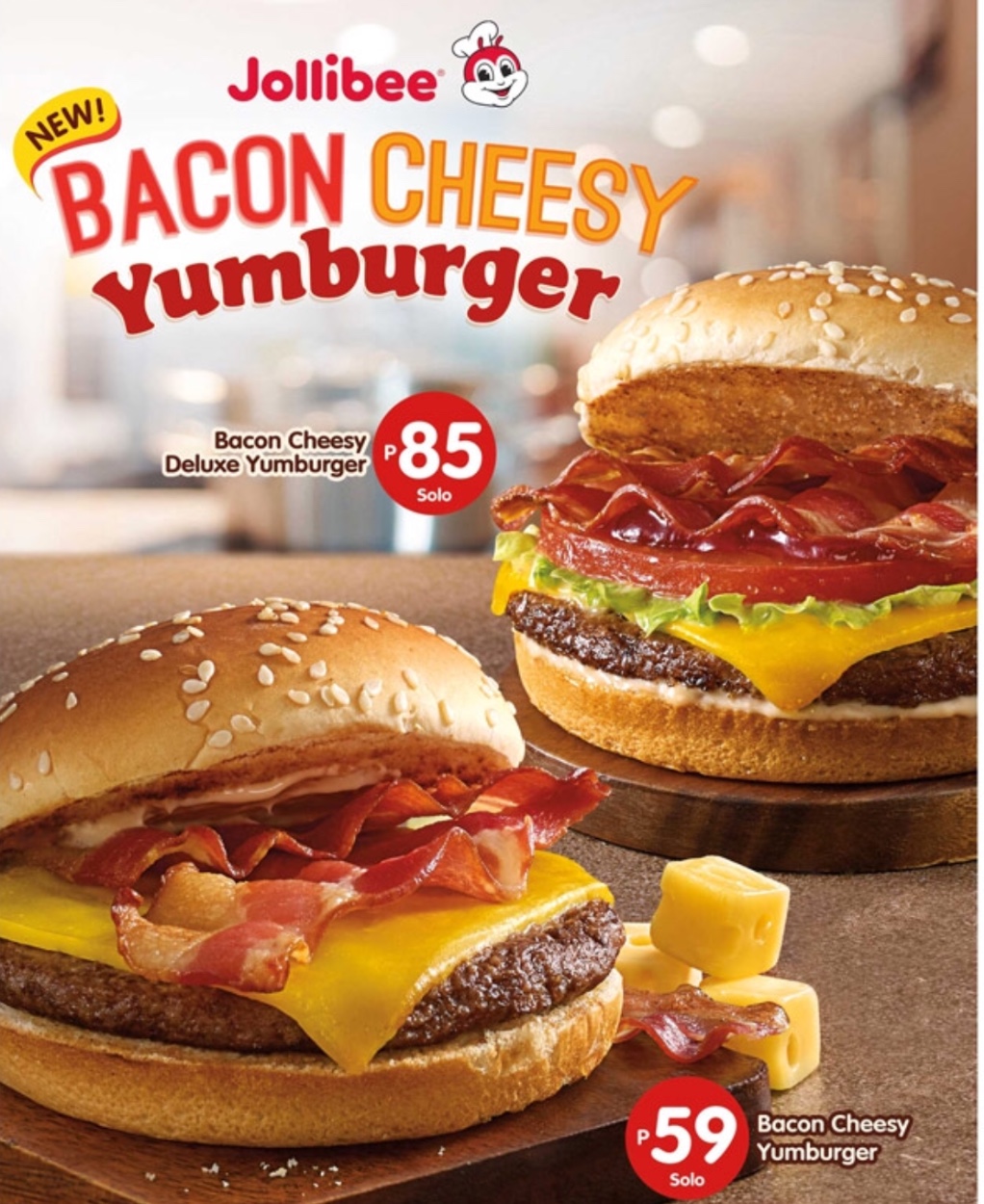 Bacon Cheesy Yumburger From Jollibee