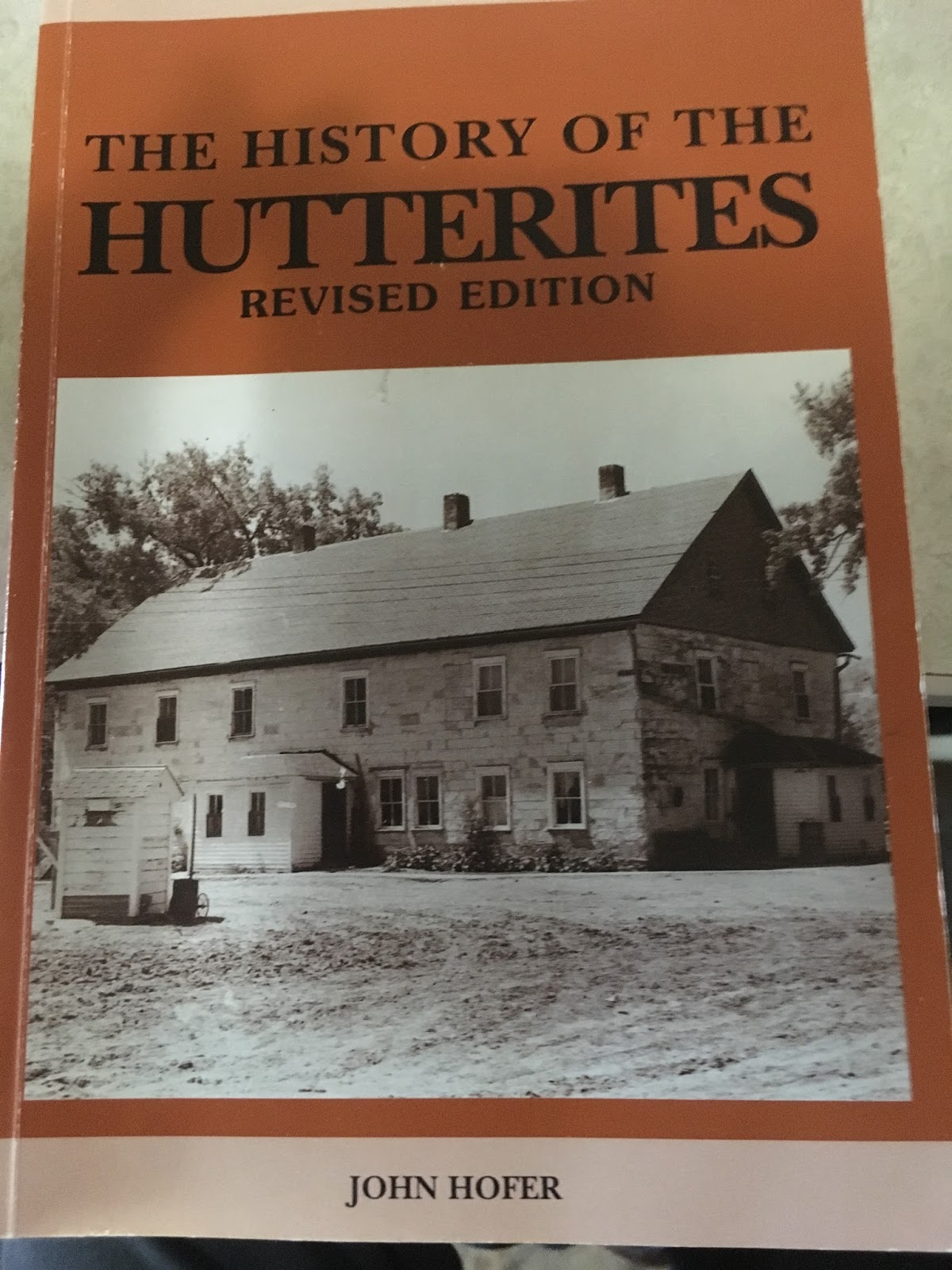 1. Hutterite History Background