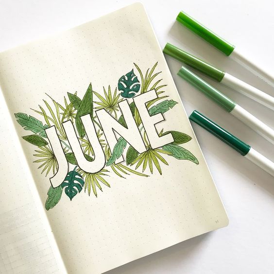 BULLET JOURNAL: 10 Capas de Junho para você se inspirar - BLOG ALINE ...