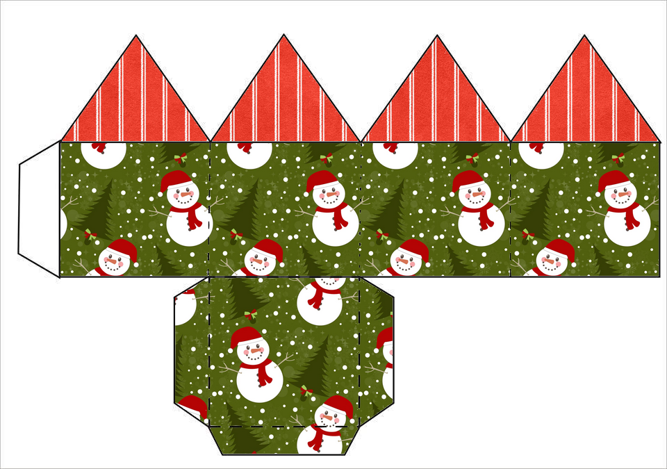 Free Printable Christmas Vintage Boxes - Oh My Fiesta! in english