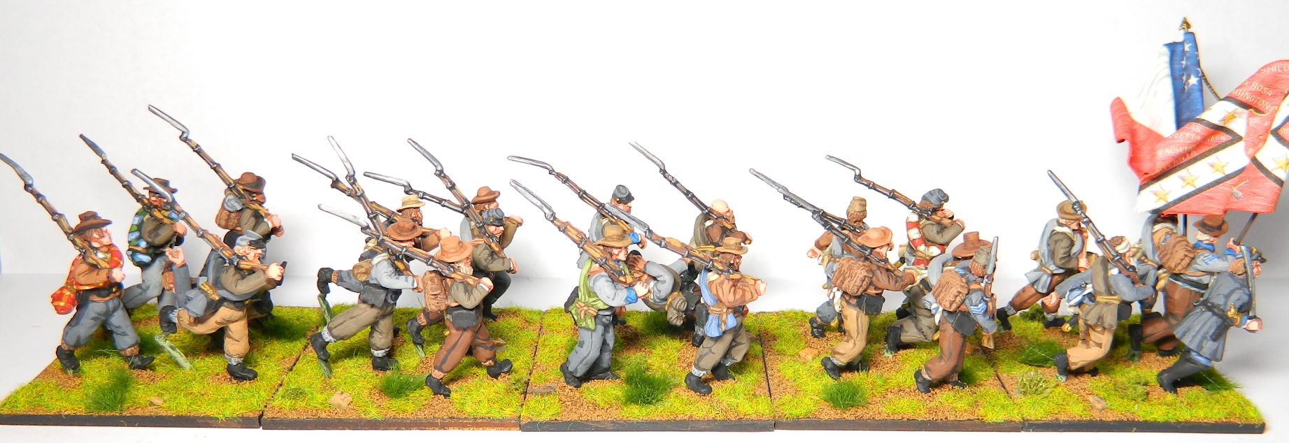 MacPhee's Miniature Men: More 40mm ACW Rebel Infantry