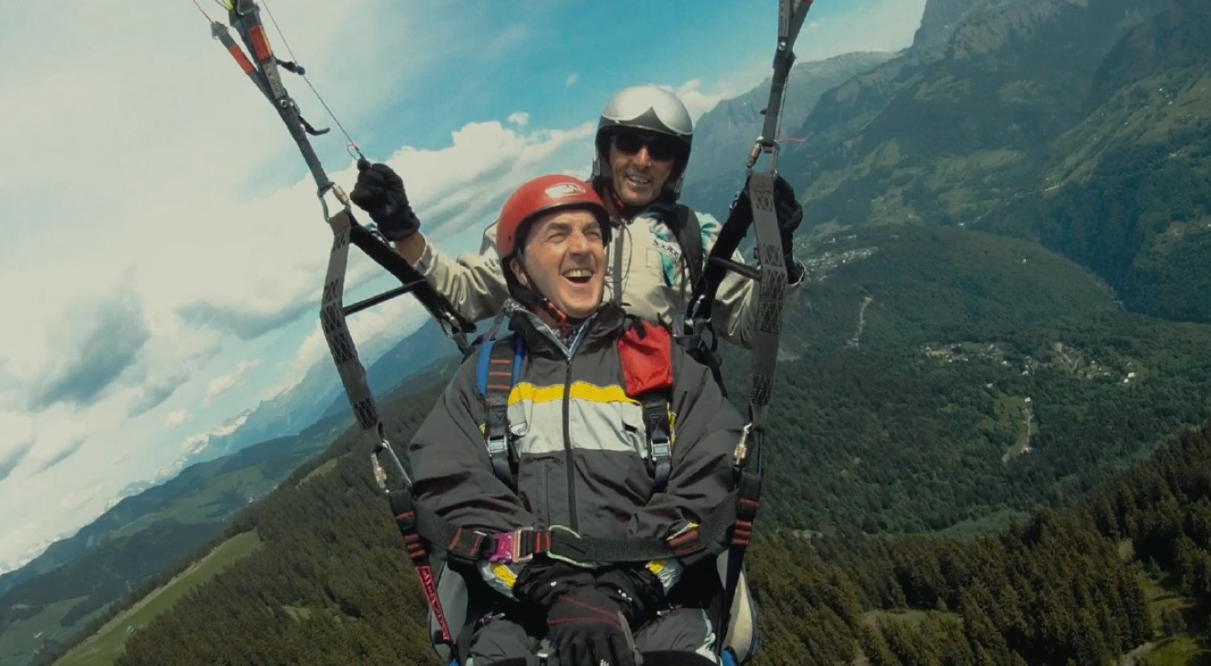 一日一電影金句: [The Intouchables] Your heart is like a parachute; it doesn't ...