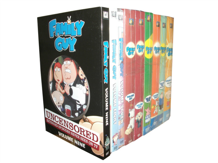 cartoons dvd: Family Guy Seasons 1-9 DVD Box Set