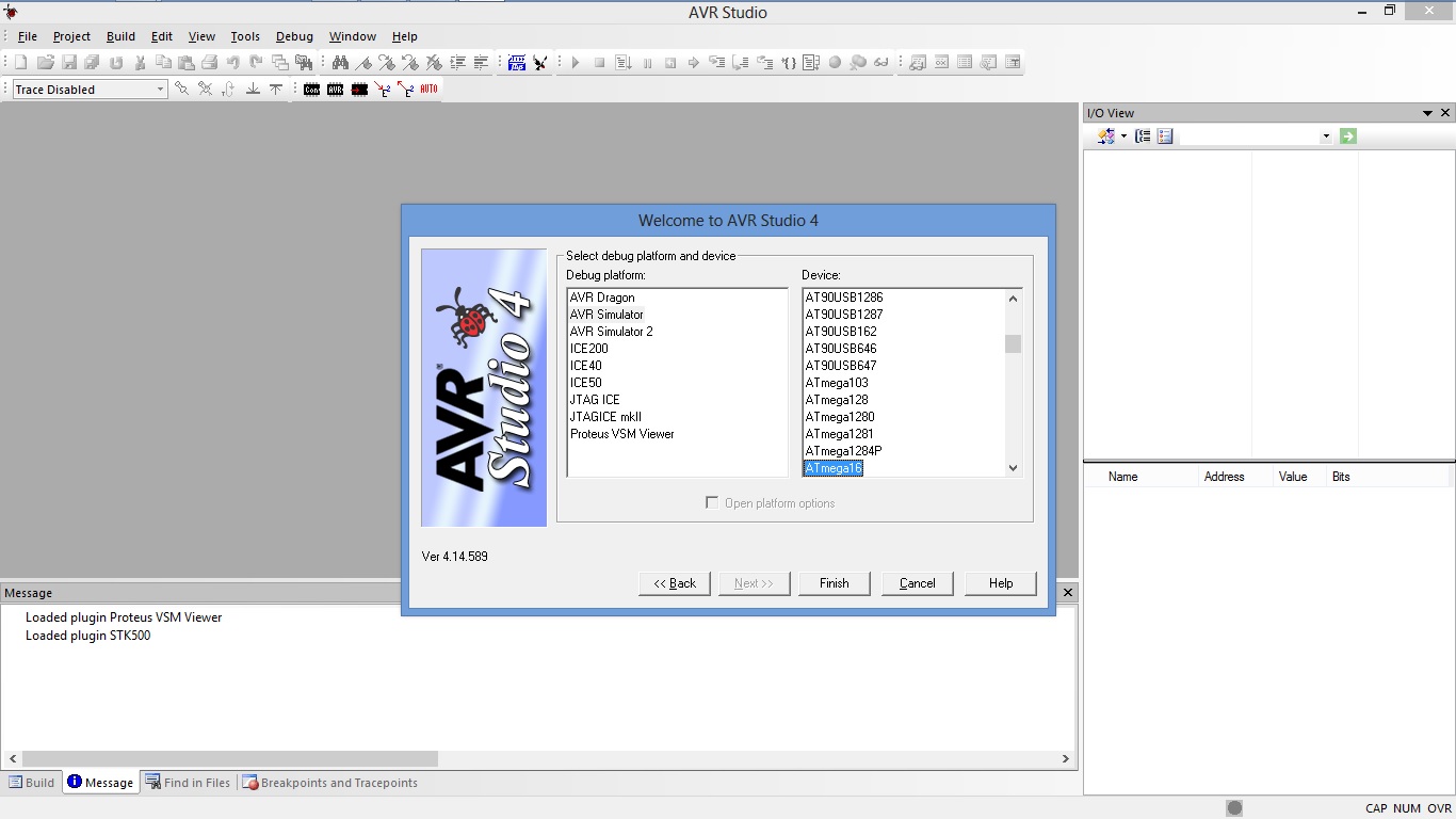 Techno School : GET STARTED WITH AVR STUDIO & PROTEUS