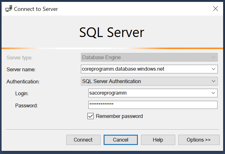 How To Connect Microsoft Azure Database In Sql Server Coreprogram