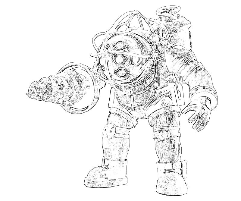 Bioshock Coloring Pages Coloring Pages